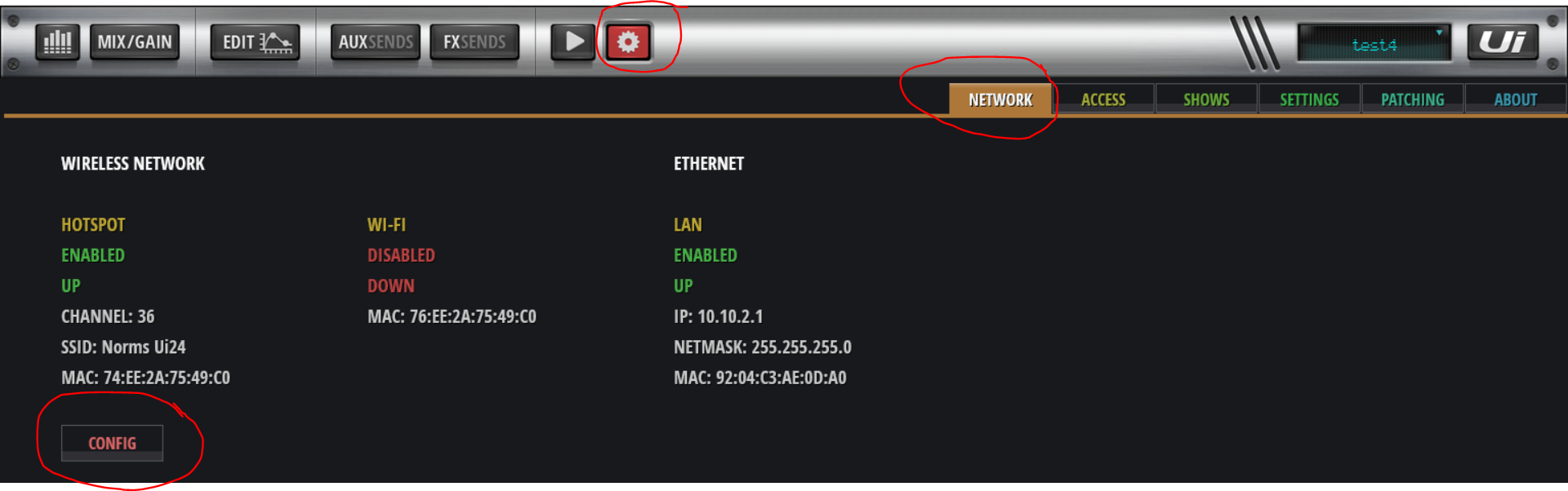 Changing Wi-Fi channels on Ui mixers